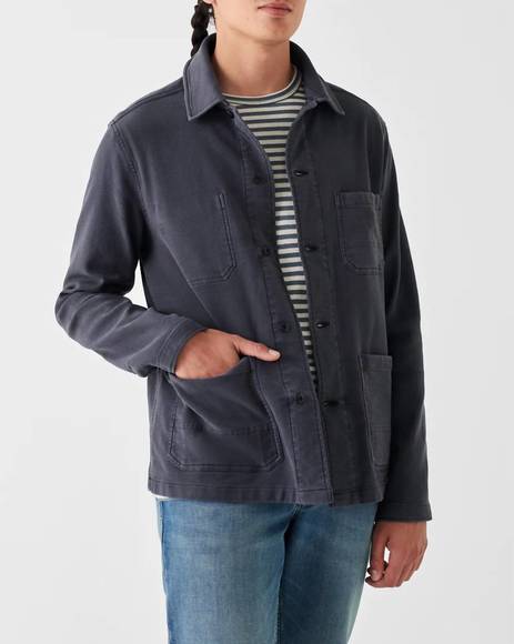 Faherty | Jackets & Coats | New Faherty Stretch Terry Chore Jacket In ...